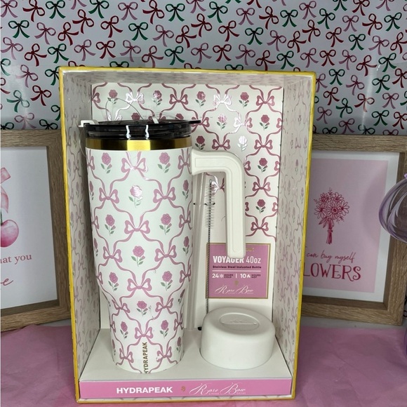 Dining | Hydrapeak Rose Pink Bow Tumbler Limited Edition | Poshmark